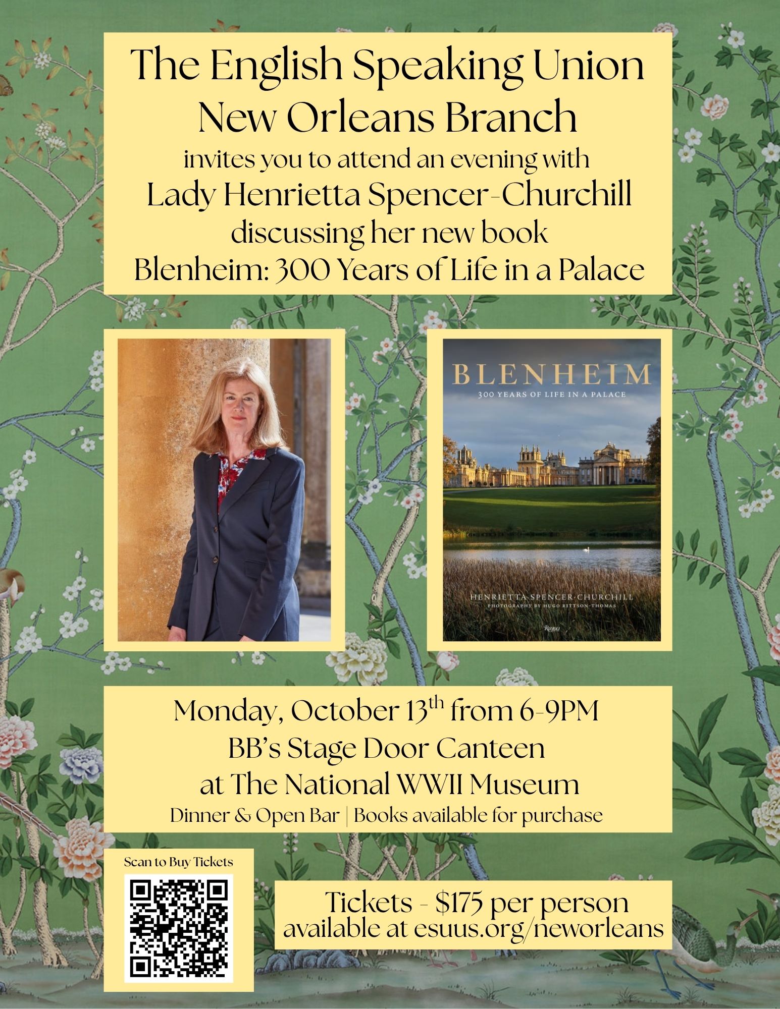 An Evening with Lady Henrietta Spencer-Churchill - New Orleans